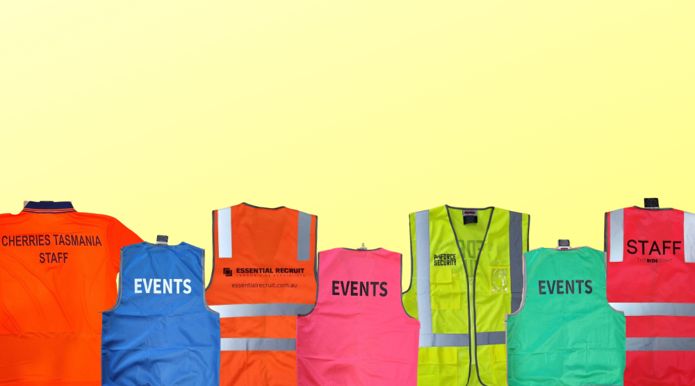 Coloured Safety Vests & High Vis Vests | Personalised