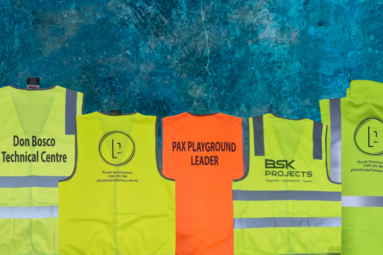 Custom made safety vests and polos: Weekly highlights